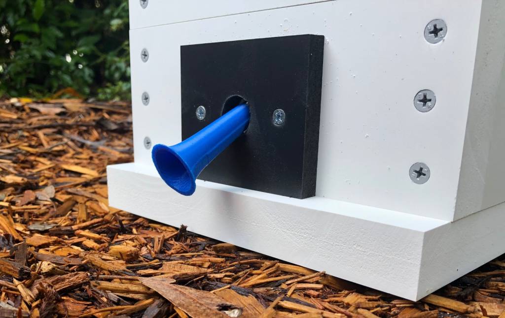 Beehive Entrance Cone Blue - ABeeC Hives - Australian Native Bee Hives