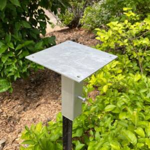 Native Bee Hive Star Picket Stand Galvanized Single Suits OATH