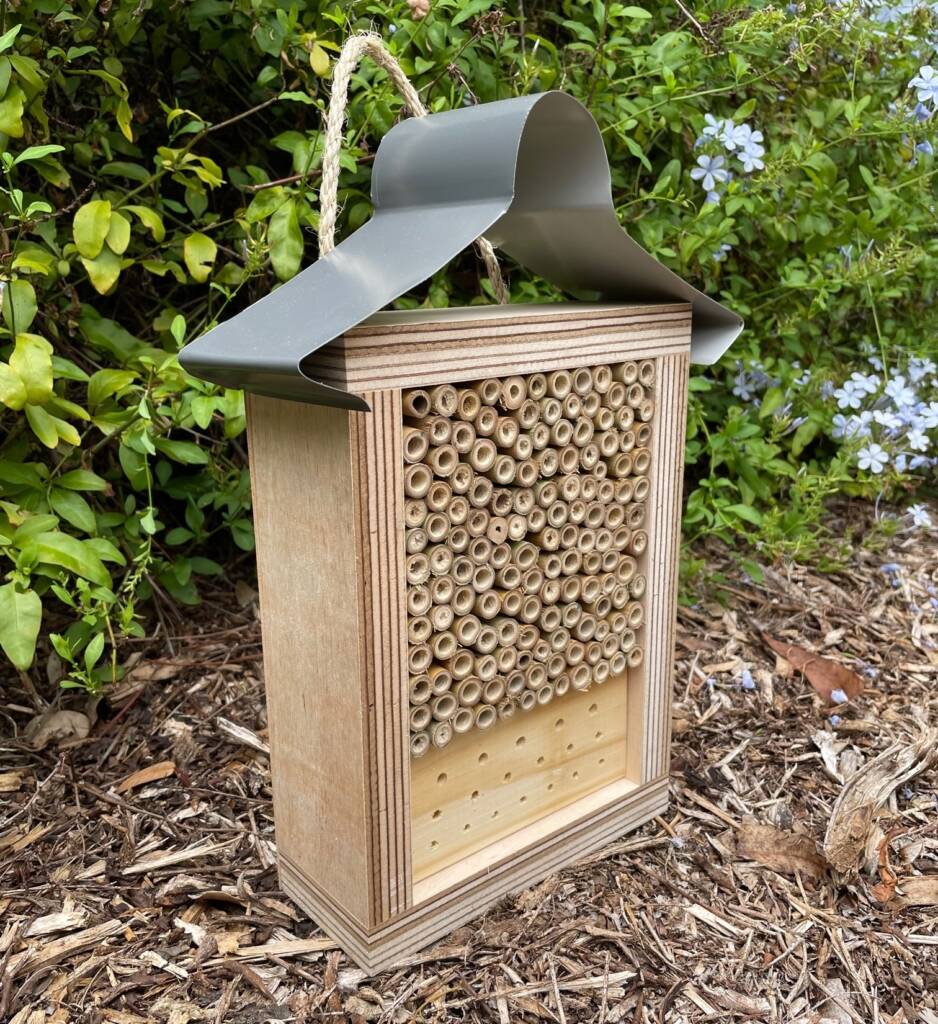 Timber Solitary Native Bee Hotel Australian Ladybird Insect House