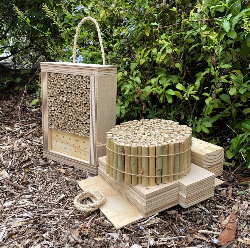 DIY Kit Solitary Native Bee Hotel Australian Ladybird Insect House