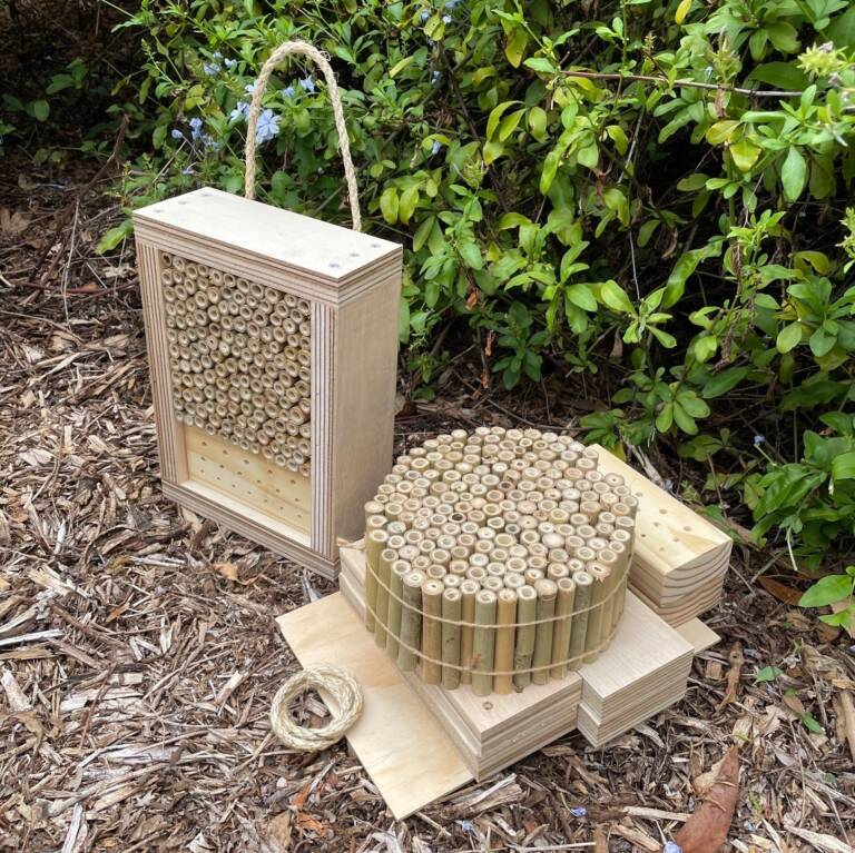 DIY Kit Solitary Native Bee Hotel Australian Ladybird Insect House