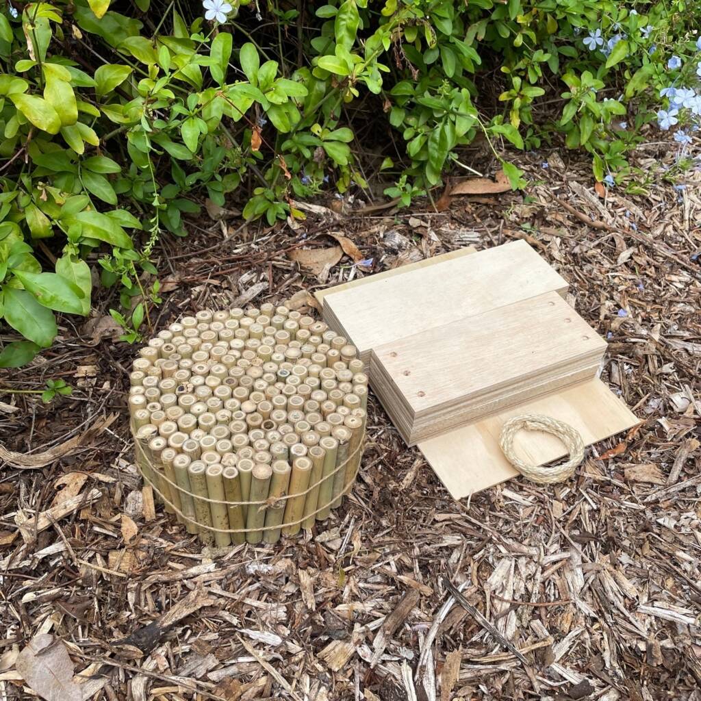 DIY Kit Solitary Native Bee Hotel Australian Ladybird Insect House